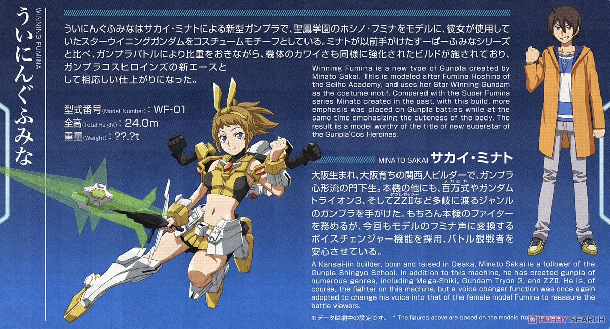 Bandai HGBF Winning Fumina