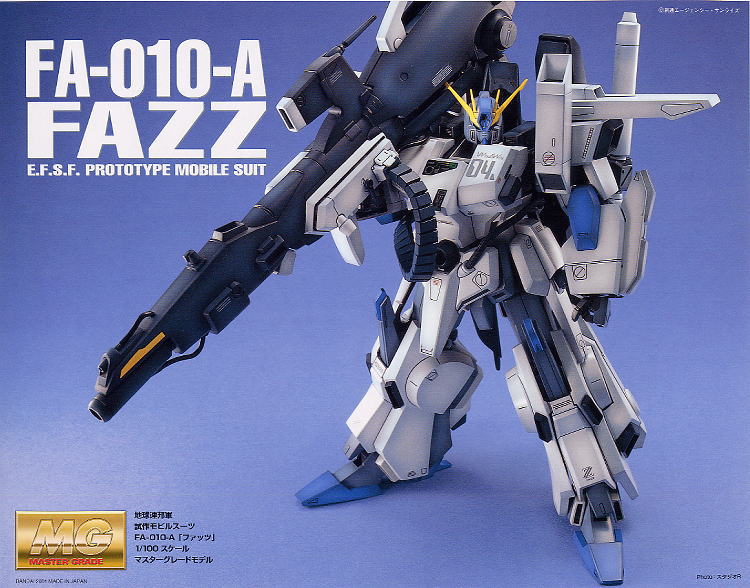 Gundam Bandai MG FA 010A Fazz