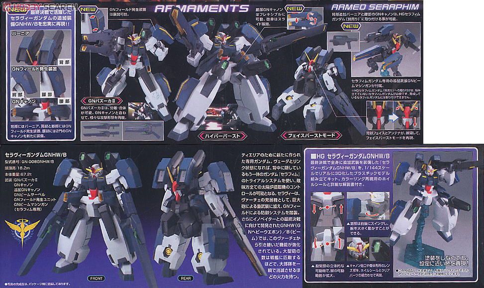 0 Bandai HG 00 Seravee Gundam GNHW B