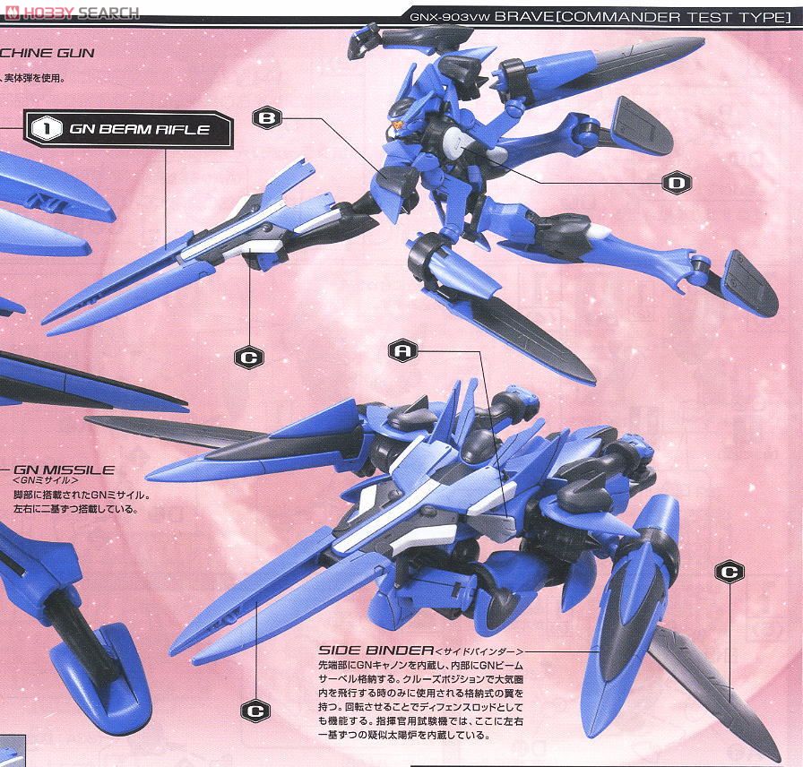 Bandai HG 00 Brave Commander Test Type