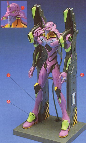 0 Evangelion EVA 01 Test Type launch pad Ver. [HG]
