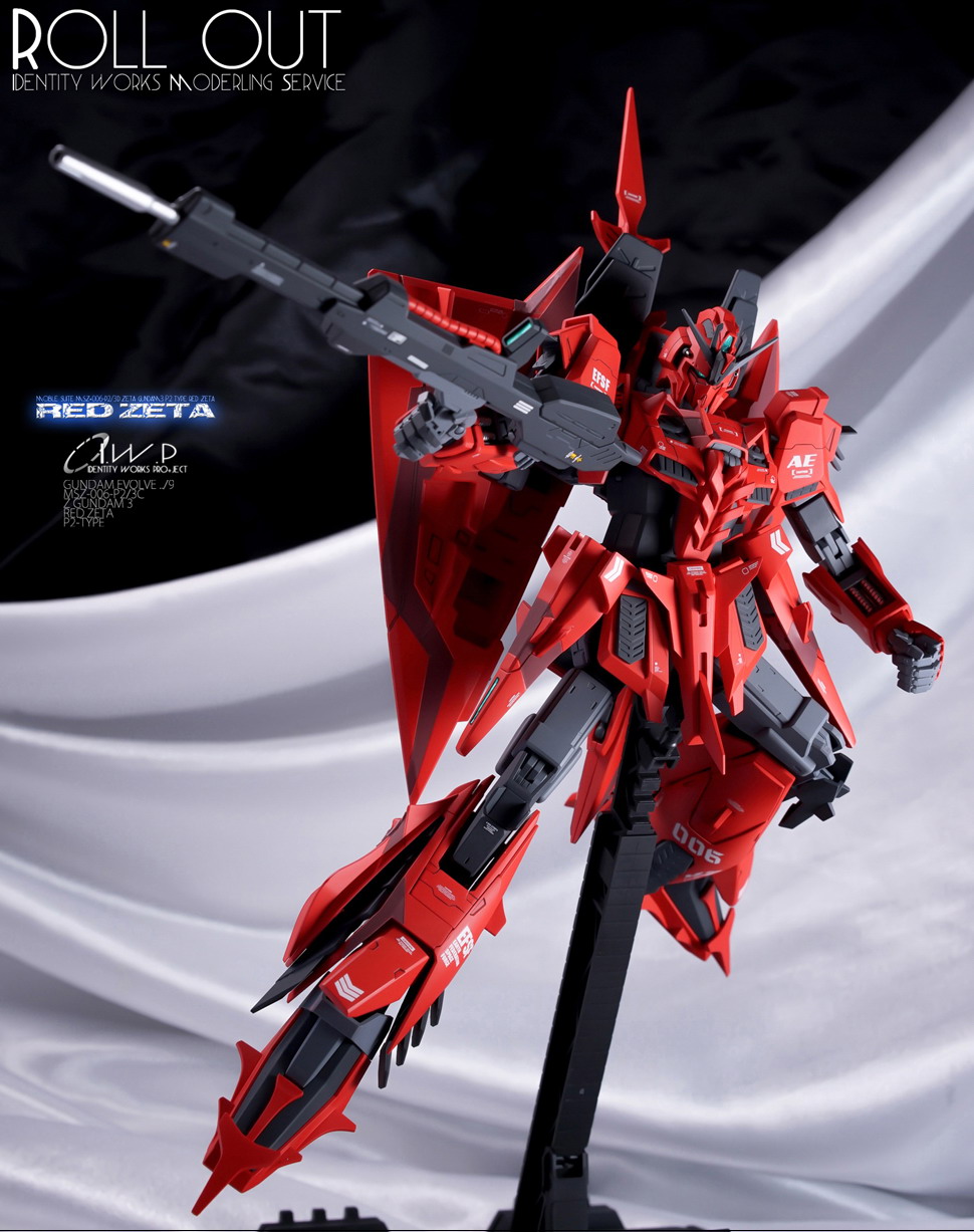 Bandai MG Zeta Gundam III P2 Type Red Zeta