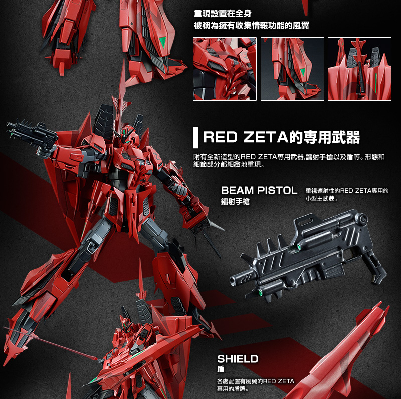 Bandai MG Zeta Gundam III P2 Type Red Zeta