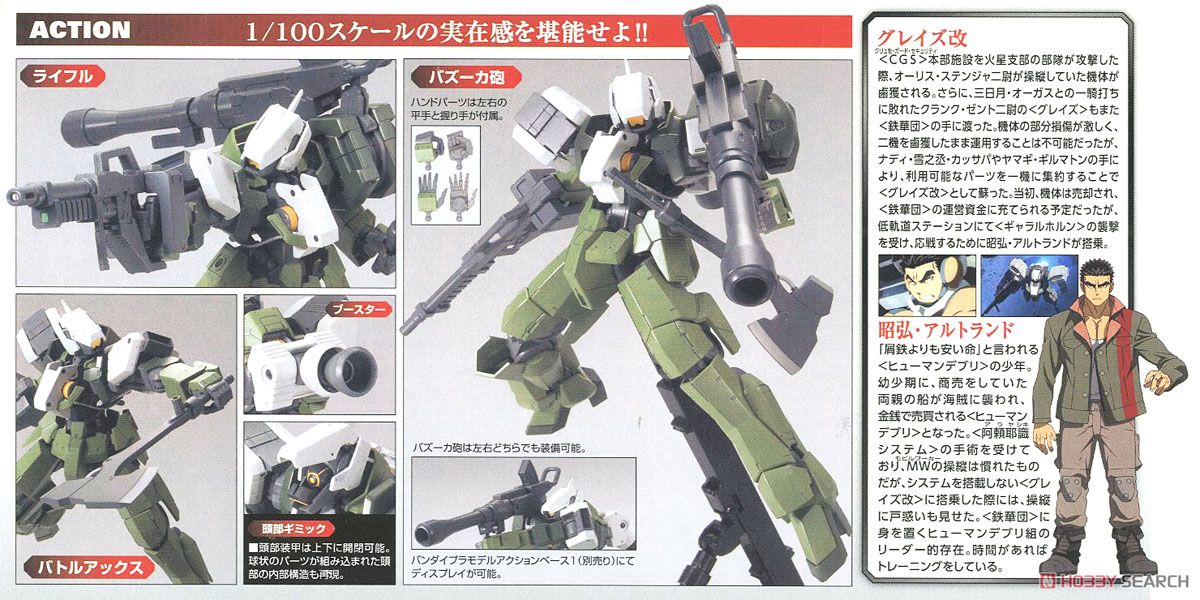 Bandai 1 100 IBO Graze Custom