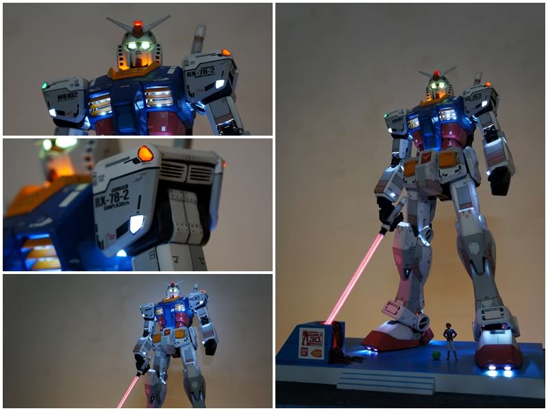 [x67] Yellow LED Gundam